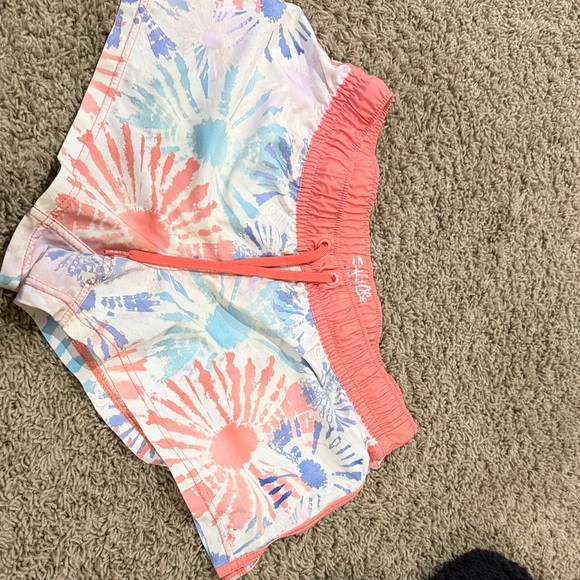 Salt Life | Shorts | Salt Life Coral And White Shorts | Poshmark